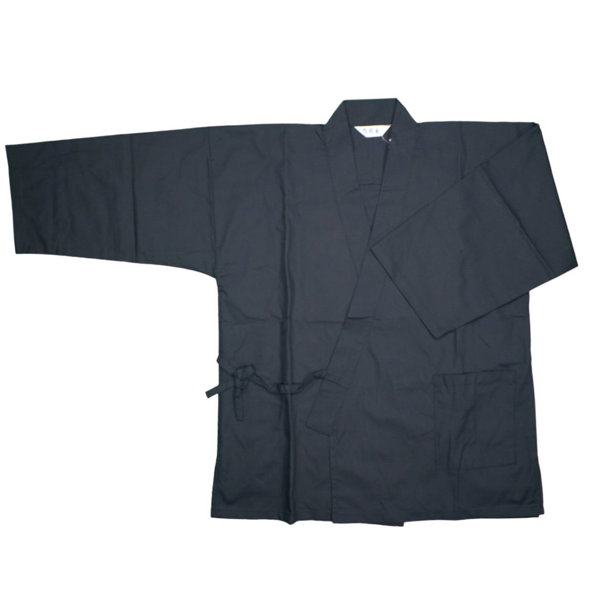 Men's Japanese Mix Fiber Stylish Black Samue 2 piece set – shimazakura